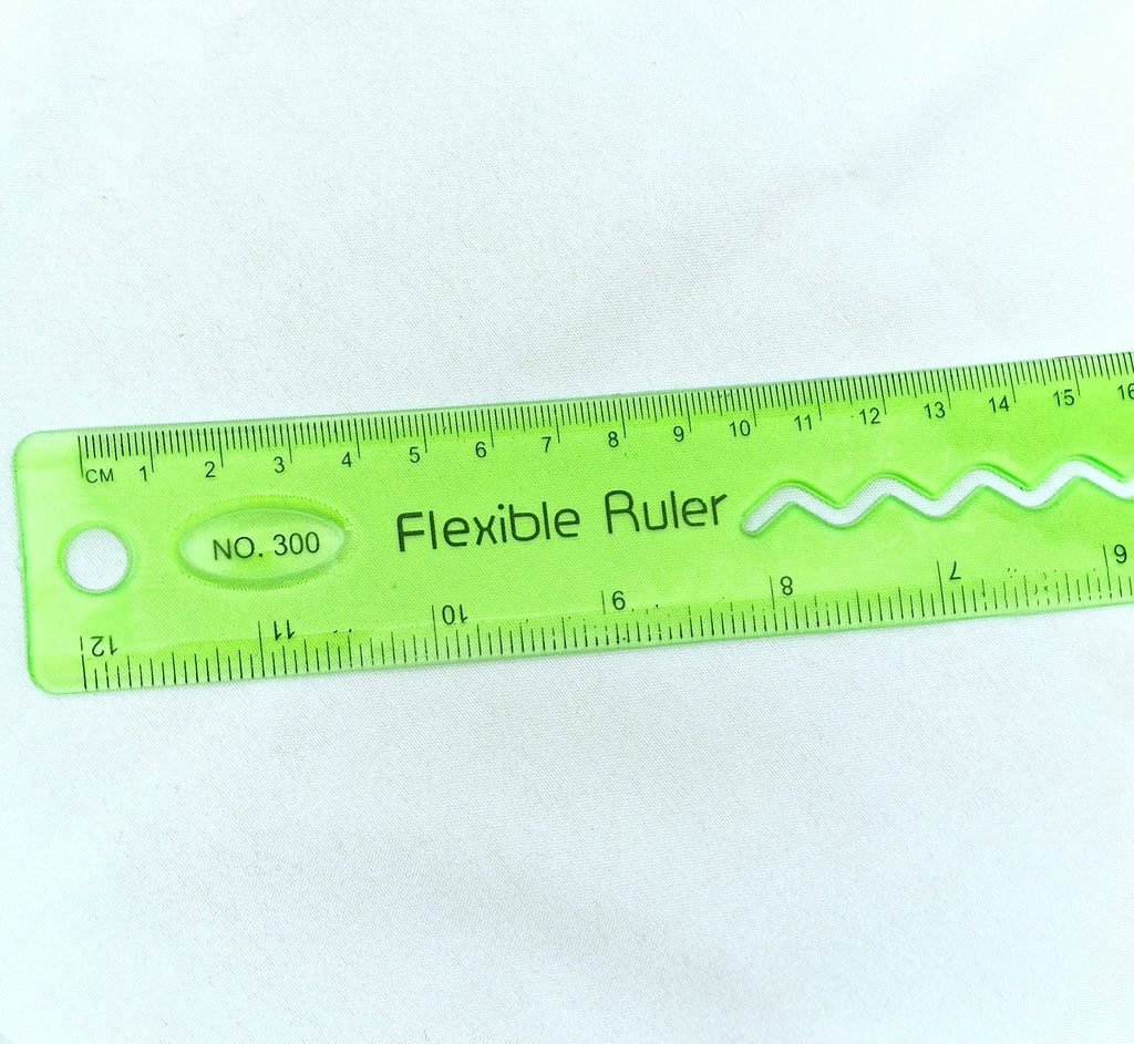 MajorCrafts Green 30cm 12inch Flexible Bending Ruler